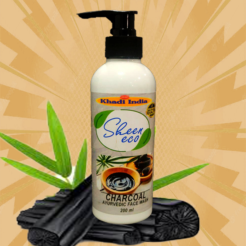 Sheeneco Ayurvedic Face Wash – Charcoal – SheenEco